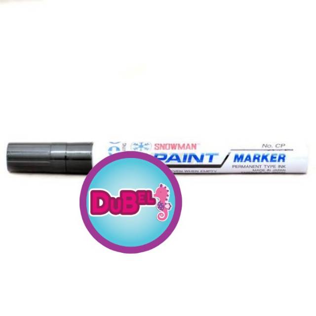 Permanent Marker / Paint Marker Black Snowman | Shopee Malaysia