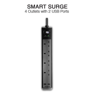 Fast Shipping > Targus Smart Surge 6 Outlet 4 USB Port/4 Outlet 2 USB ...