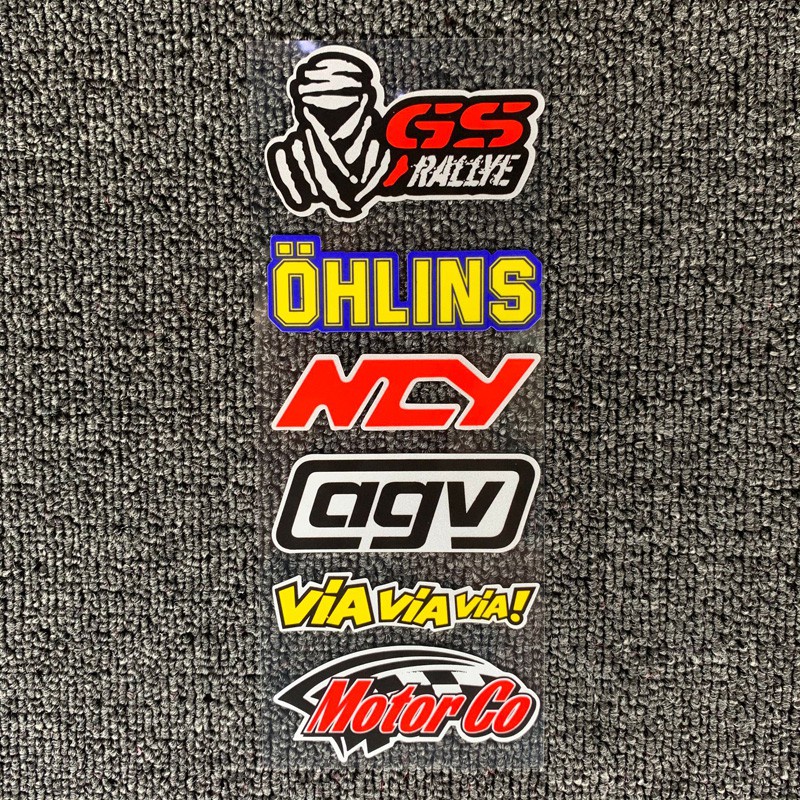 Musion Original Racing Sponsor Sticker Motorcycle Helmet Decal ...