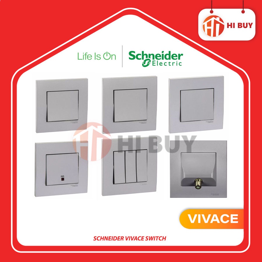 SCHNEIDER SWITCHES & SOCKETS VIVACE SERIES WITH SIRIM APPROVED ...