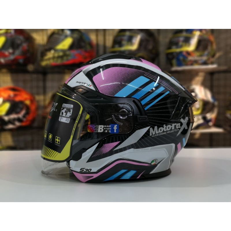 Original Motorax S30 Astera MC5 Open Face Helmet | Shopee Malaysia
