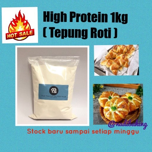 RUGI TAK BELI‼️High Protein Flour 1kg ( Tepung roti) | Shopee Malaysia