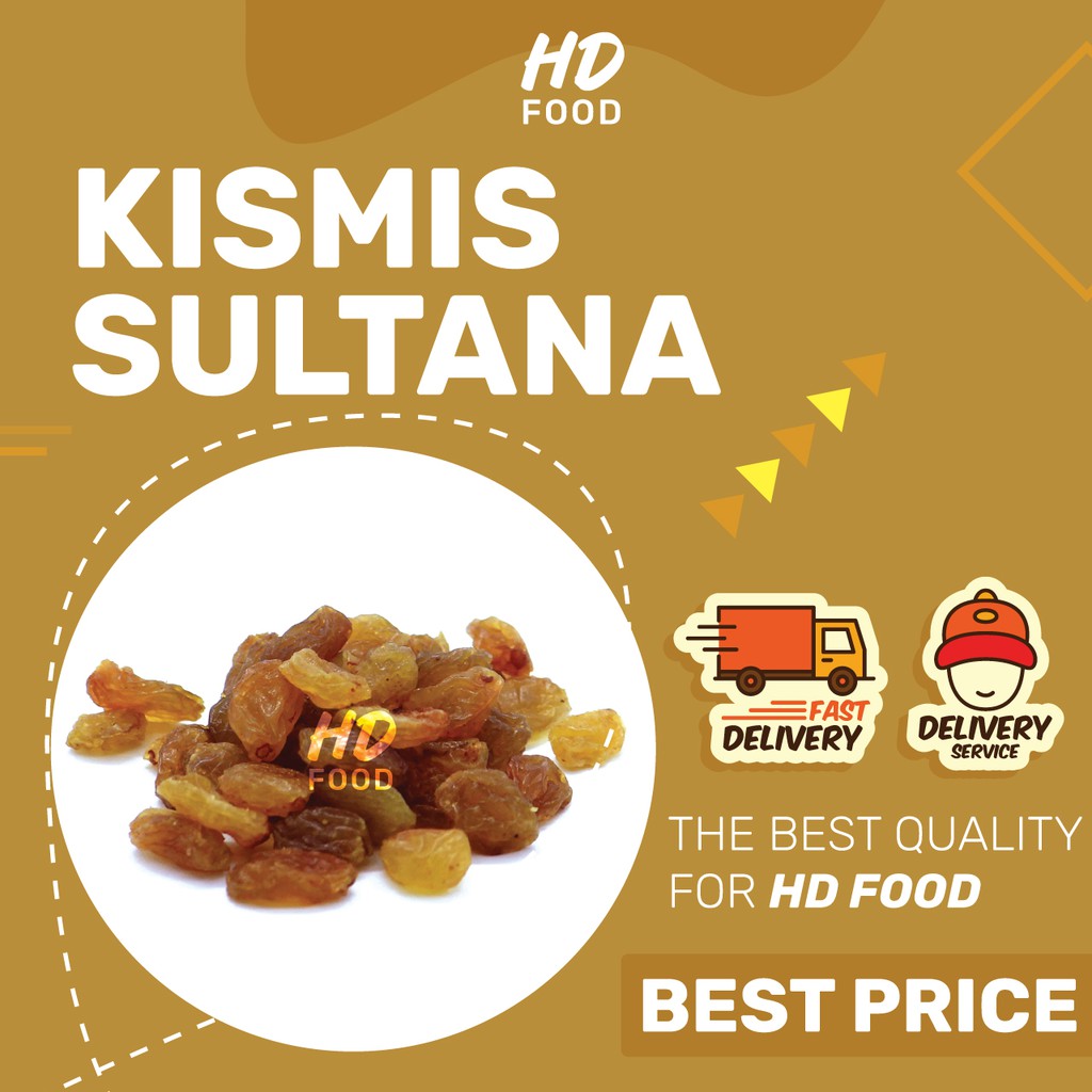 HD FOOD Sultana Raisins / Kismis Sultana | Shopee Malaysia