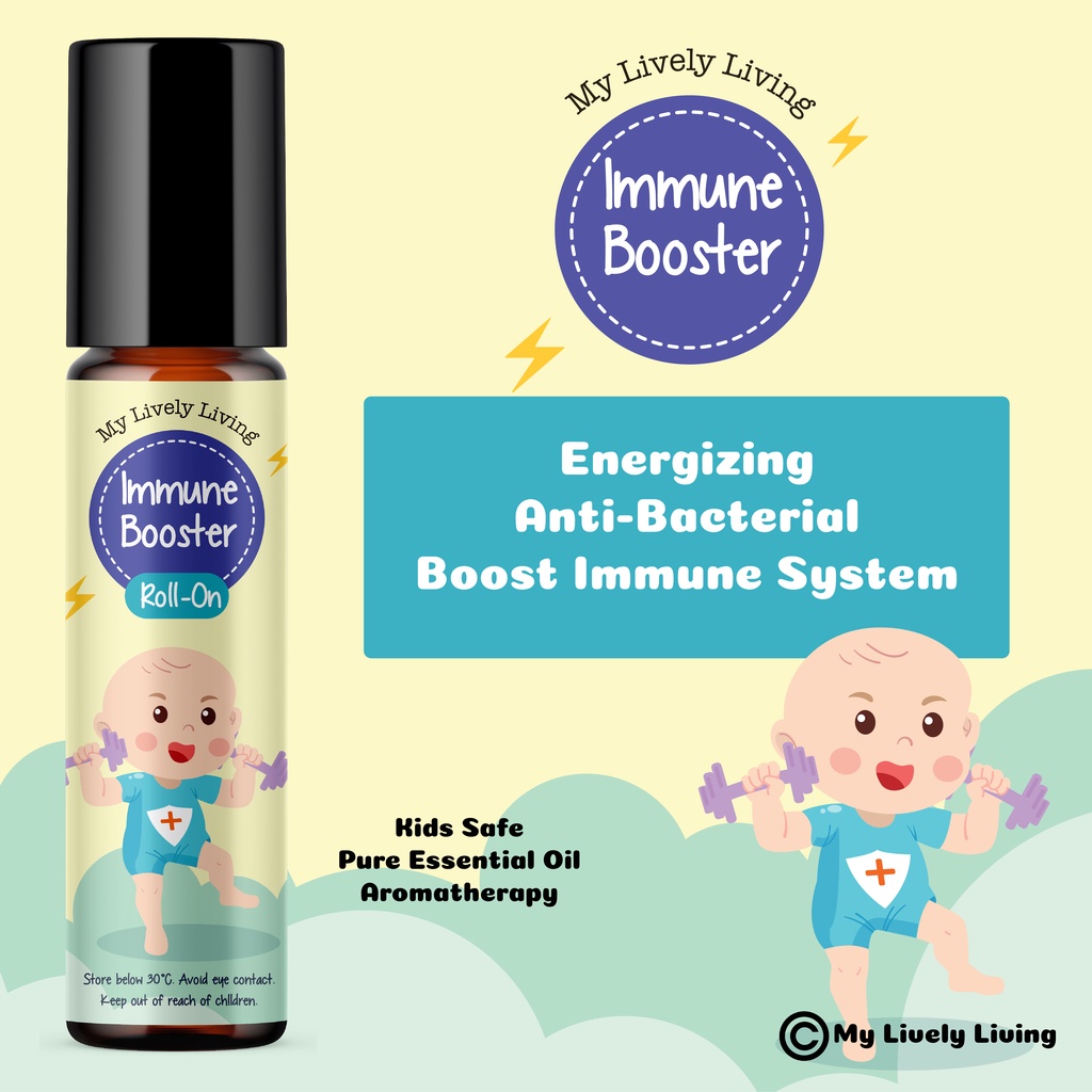 My Lively Living Baby Immune Booster Roll-On Pure Essential Oil Pre ...