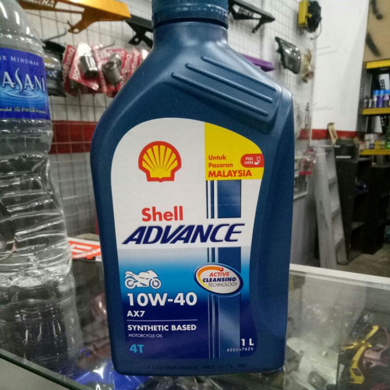 10w40 SHELL AX7 4T 1 LITER 100%ORIGINAL SHELL | Shopee Malaysia