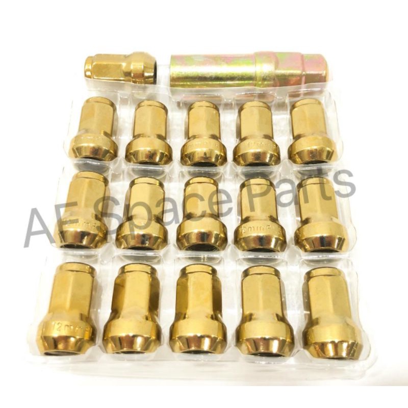 16Biji Wheel Nut Besi Toyota Vios NCP42 NCP93 NCP150 NCP151 NSP150 ...