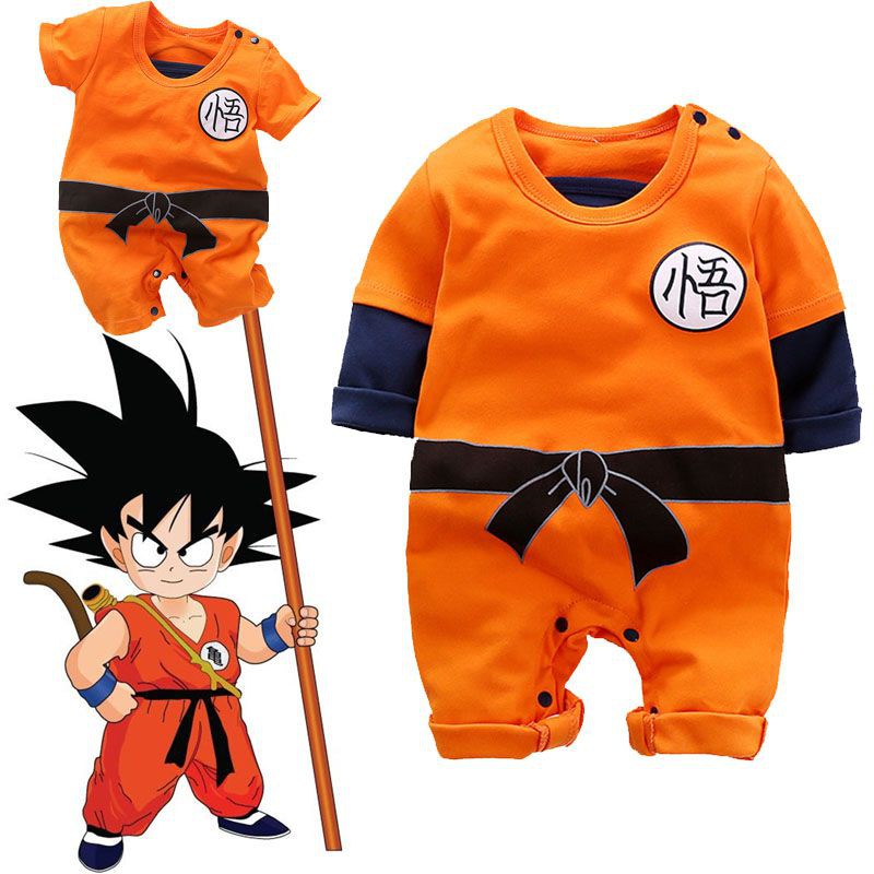 Newborn Baby Boys Dragon Ball Z Cosplay Romper Bodysuit Halloween ...
