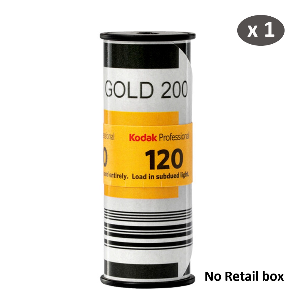 Kodak Professional Film Roll 120mm GOLD 200 Color Negative Film Exp 06 ...