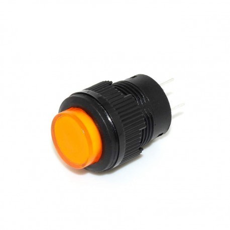 4-Pin Momentary Push Button Switch With LED ( YELLOW ) | Shopee Malaysia
