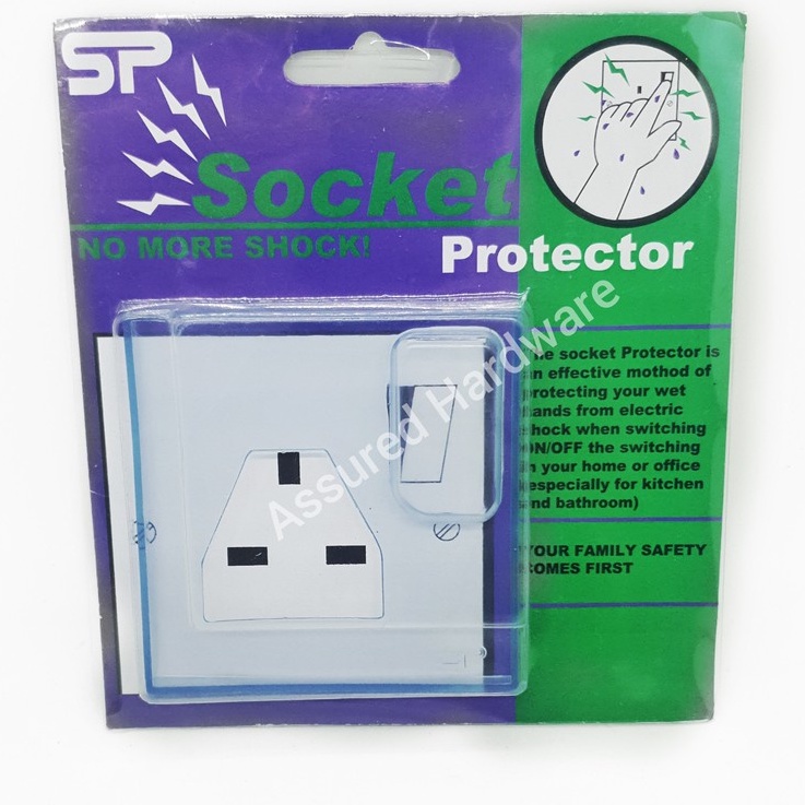 SHOCK PROTECTOR FOR SWITCH SOCKET SP(FOR 3 PIN PLUG AND FIT STANDARD ...