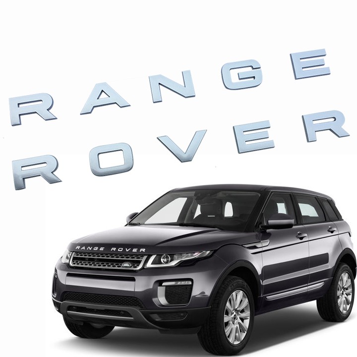 Range ROVER Embossed Logo Sticker Car Decoration Sticker - Hot | Shopee ...