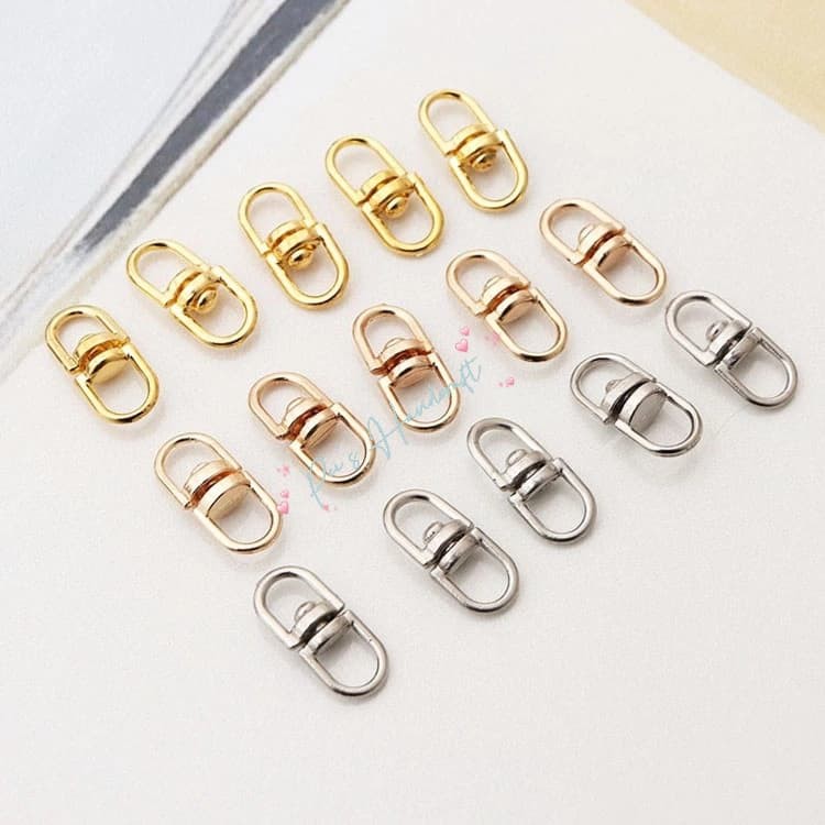 [READY STOCK] DIY Key Rings Keychain Connector Silver/Gold Color ...