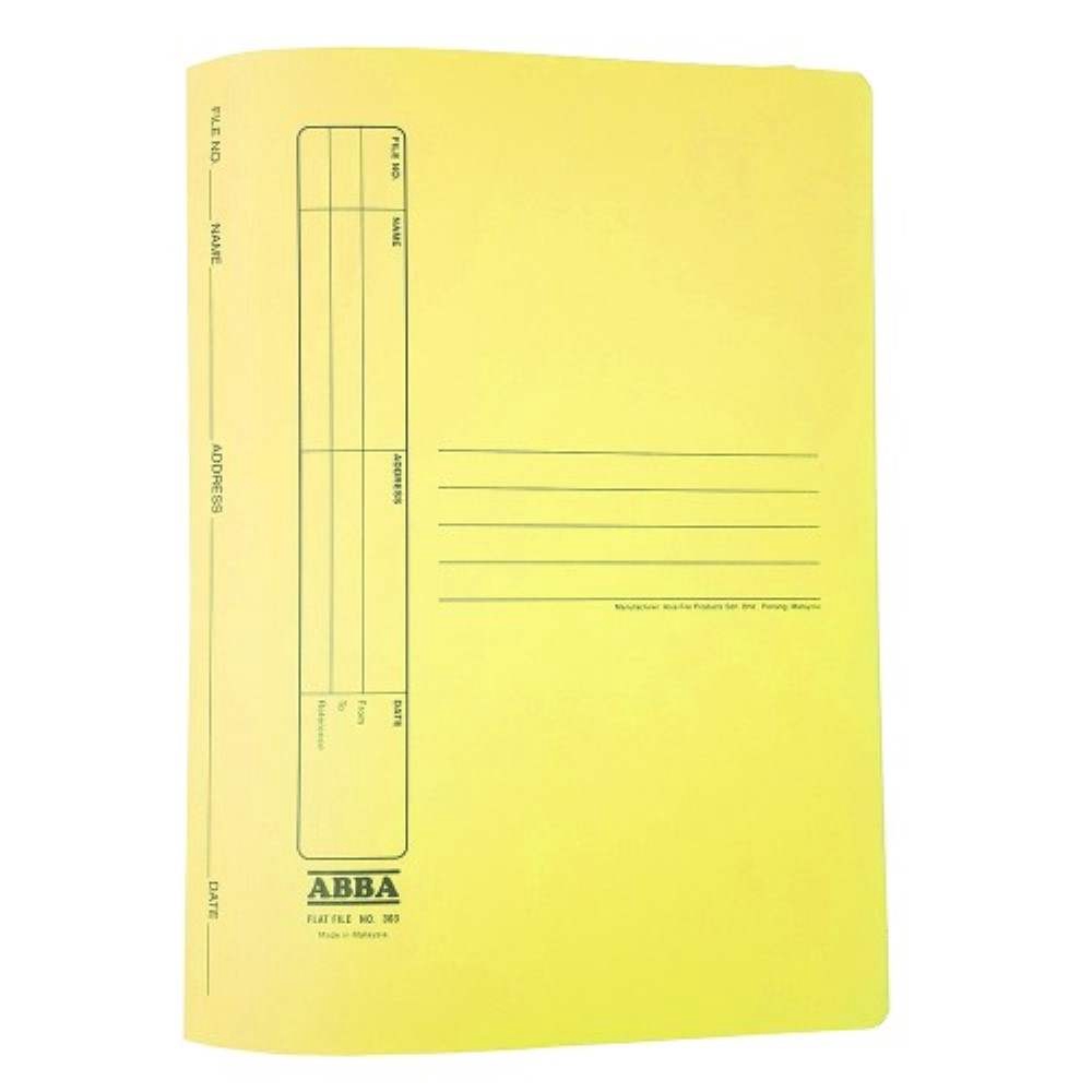 ABBA Manila Flat File 350 - Yellow | Shopee Malaysia