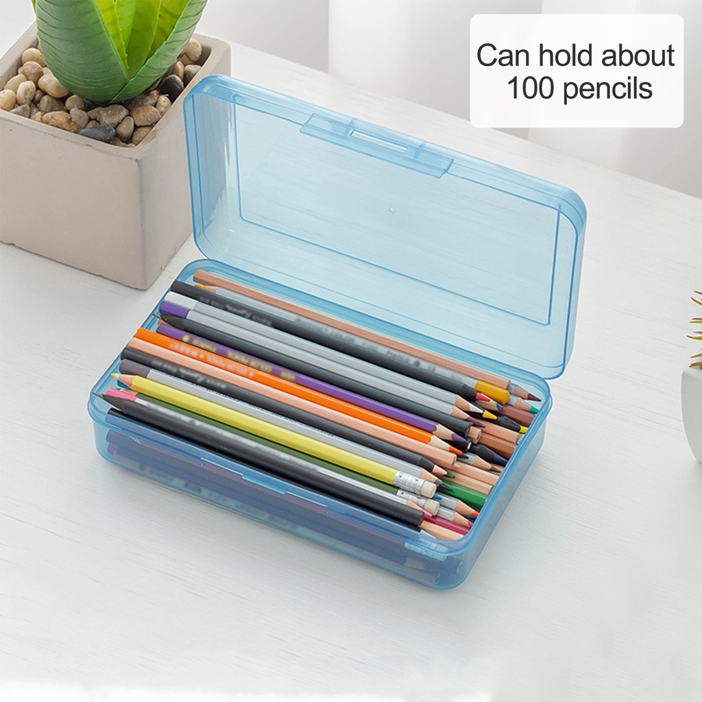 [Ready Stock] Pencil Case Stationery Boxes Storage Boxs Large Capacity ...