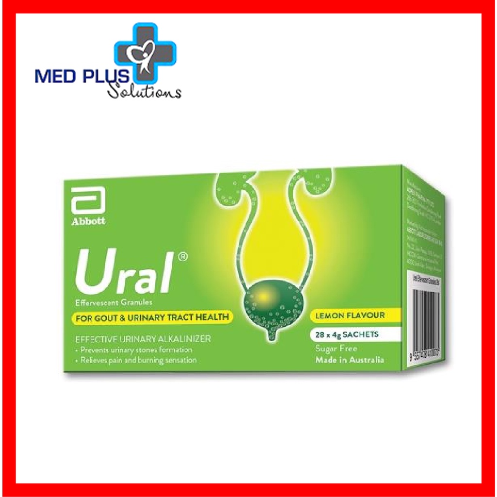 Ural Effervescent Granules 28's (EXP: 6/2026) (Gout & Urinary tract ...