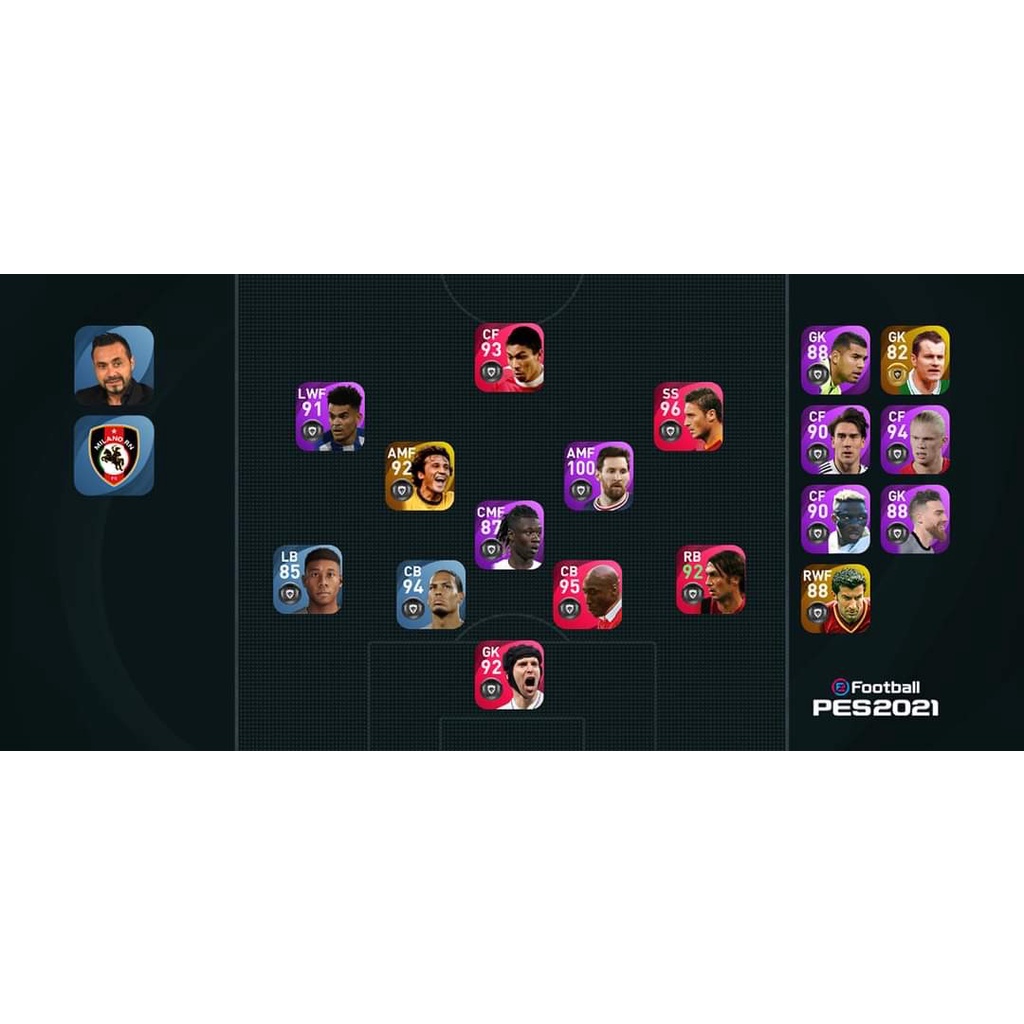 ACCOUNT PES MOBILE 21 22.ICONIC 5 orang ICONIC P.Cech & Iconic Cambell ...