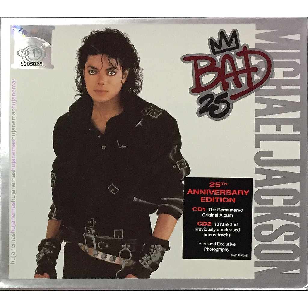 MICHAEL JACKSON - Bad 25th Anniversary Edition 2012 SONY MUSIC DELUXE 2 CD SET + SLIPCASE SEALED ...