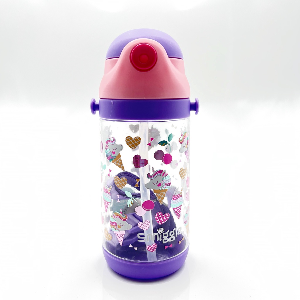 BPA FREE SMIGGLE Kids Drinking Bottle 500ml 600ml Botol Air Kanak Drinking Bottle Kids Straws ...