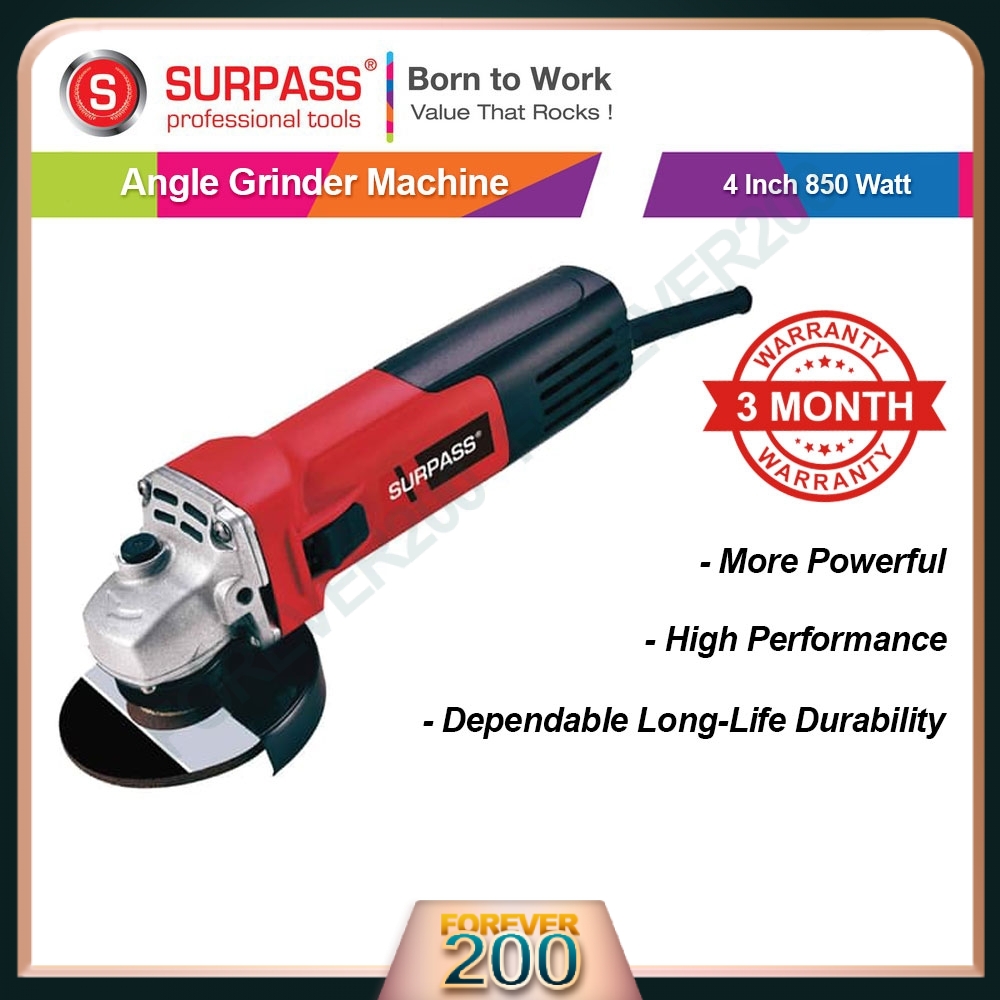 850W 4 Inch Angle Grinder Surpass 4" Engraving Grinding Machine ...
