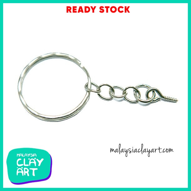10 x Keychain with Eye Pin Screw | Shopee Malaysia