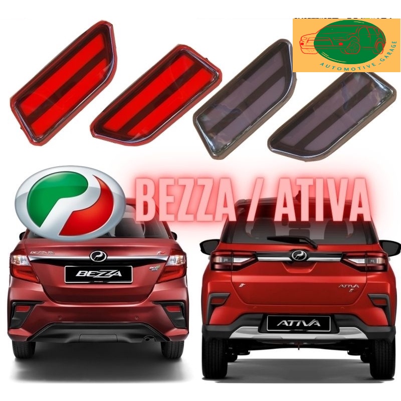 Perodua Ativa 2021 / Bezza 2020 Rear Bumper Reflector with Runing Light ...