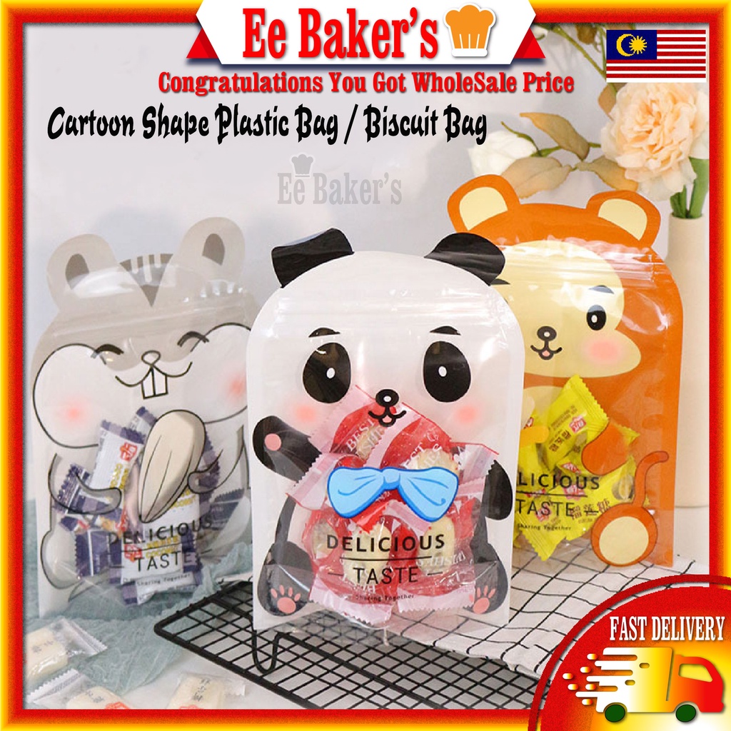 ZIPLOCK Cartoon Plastic Bag Reseable Plastic Bag Cartoon Gift Bag ...