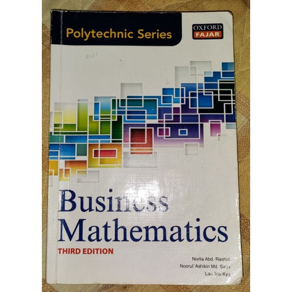 Business Mathematics ( Third Edition ) | Shopee Malaysia