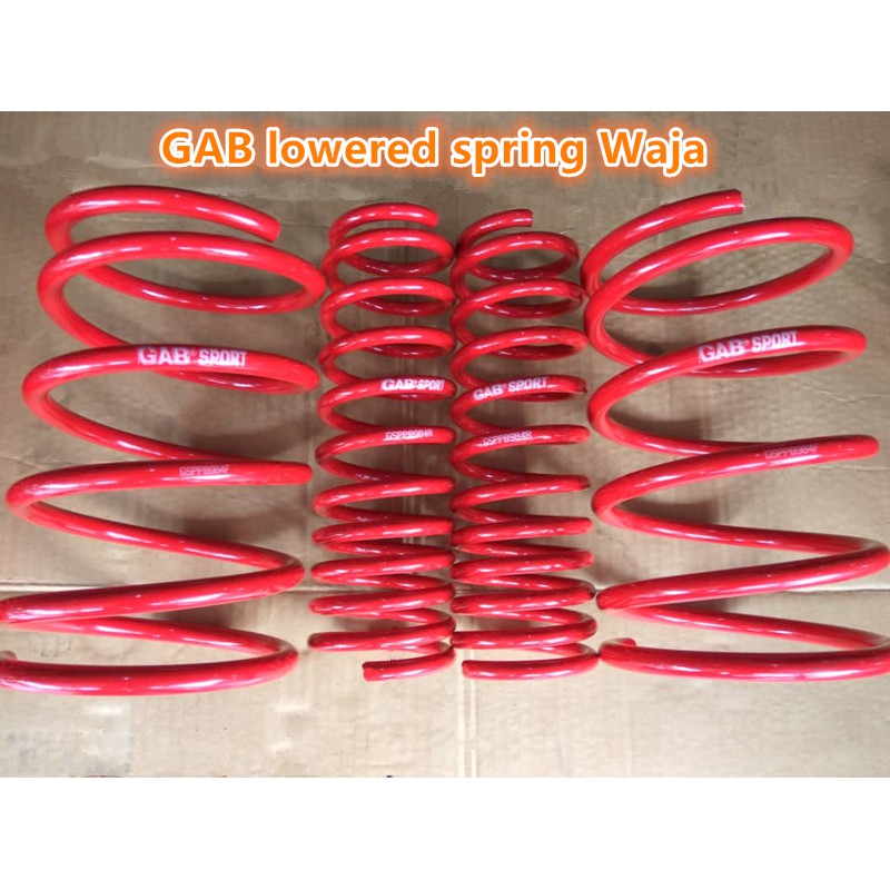 New Lowered Sport Spring 100% GAB Proton Waja Wira Savvy Saga BLM FLX ...