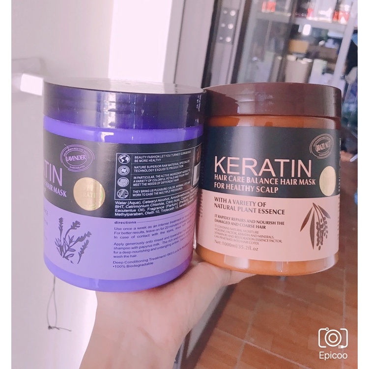 Keratin collagen Hair Treatment Cream 1000ml | Krim Rawatan Rambut ...