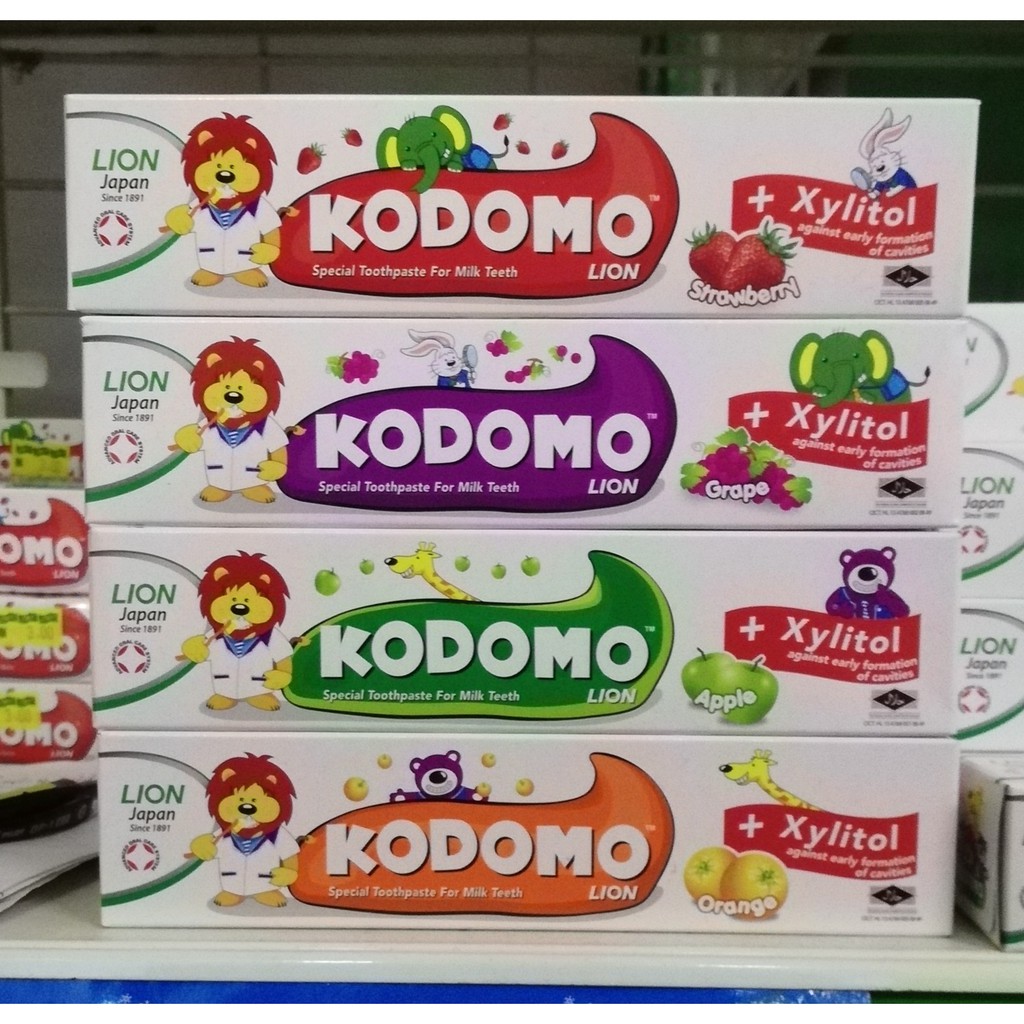 KODOMO LION KIDS TOOTHPASTE 80g | Shopee Malaysia