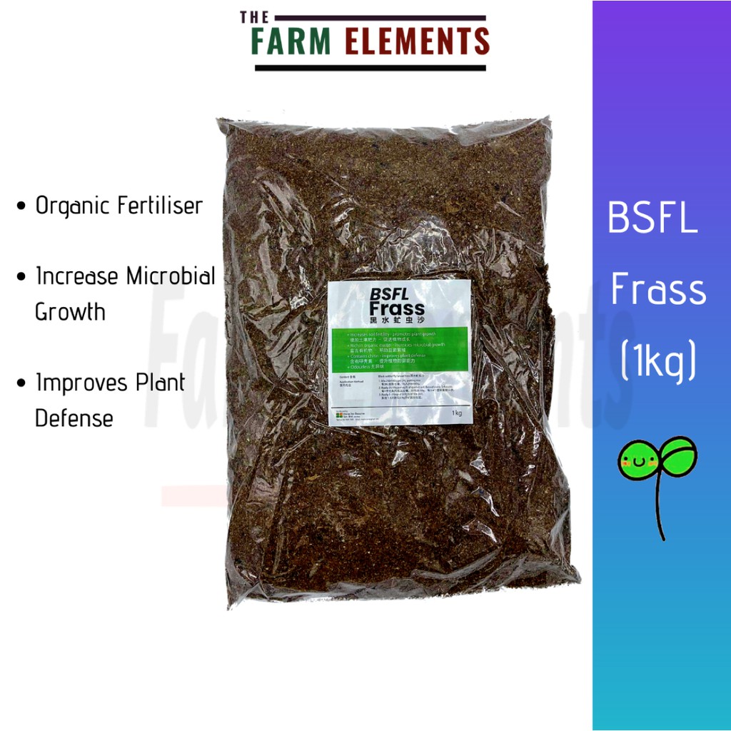 BSFL Frass (1kg) Organic Fertiliser High in NPK | Shopee Malaysia