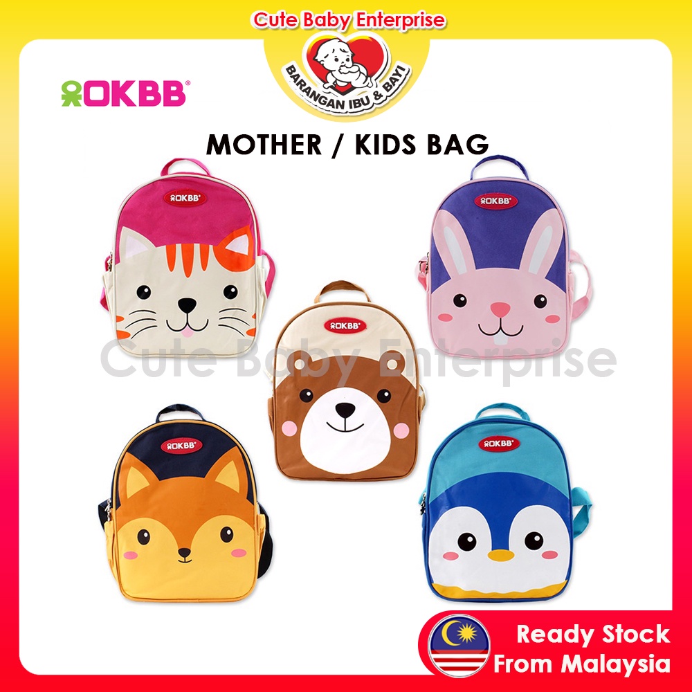OKBB Mother Bag Mummy Bag Baby Bag Kids Bag Sling Bag With Cute Cartoon ...