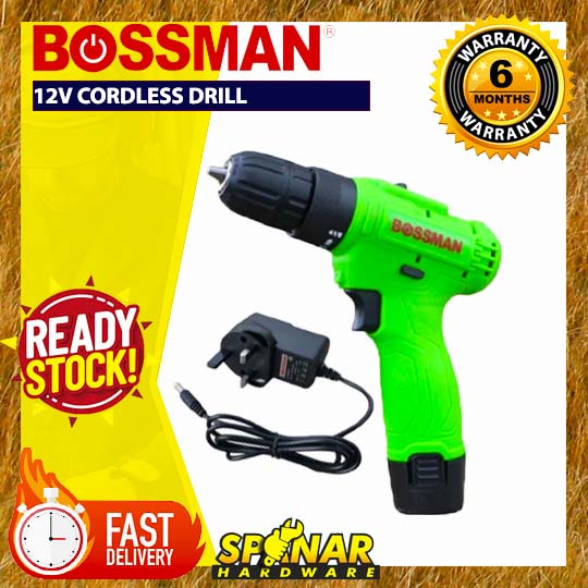 🔥Ready Stock🔥Bossman 12V Cordless Drill BCD-515 | Shopee Malaysia
