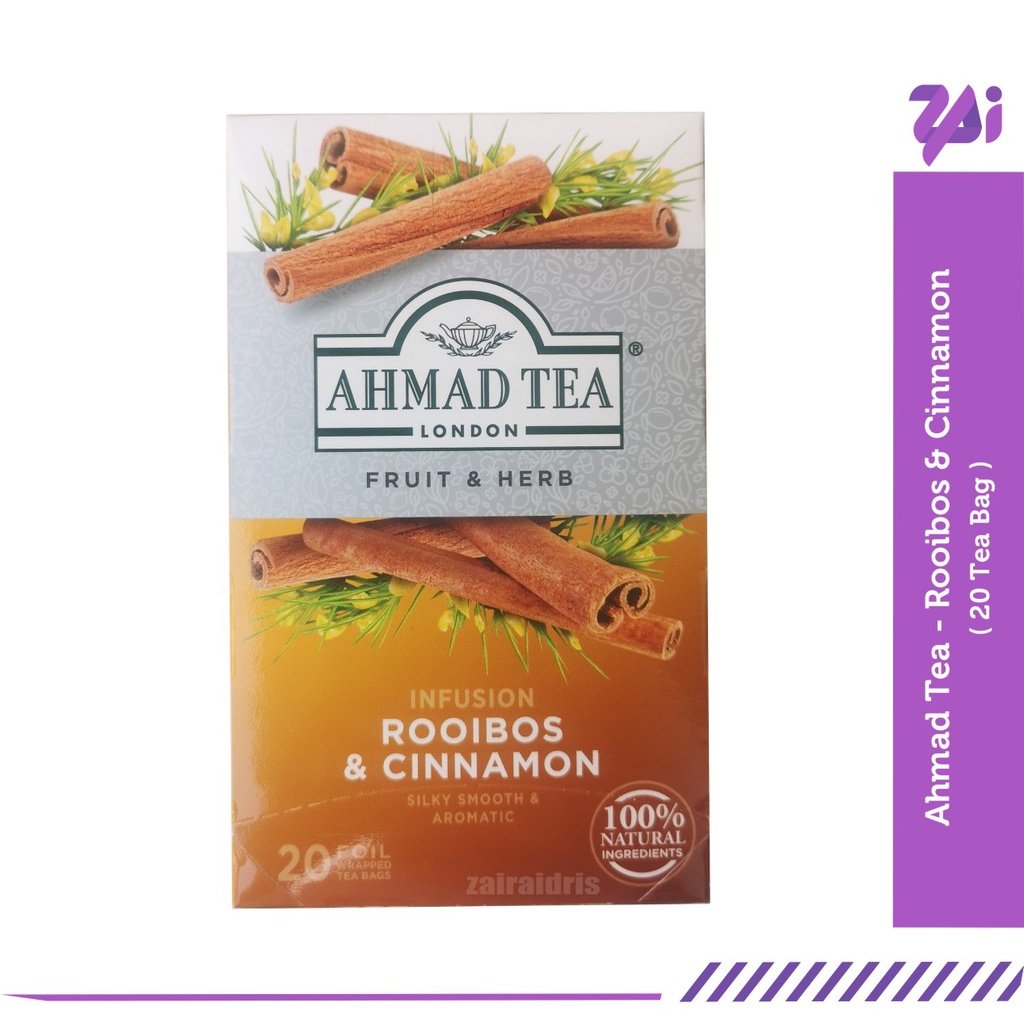 Ahmad Tea Rooibos & Cinnamon Infusion Teh Herba | Shopee Malaysia