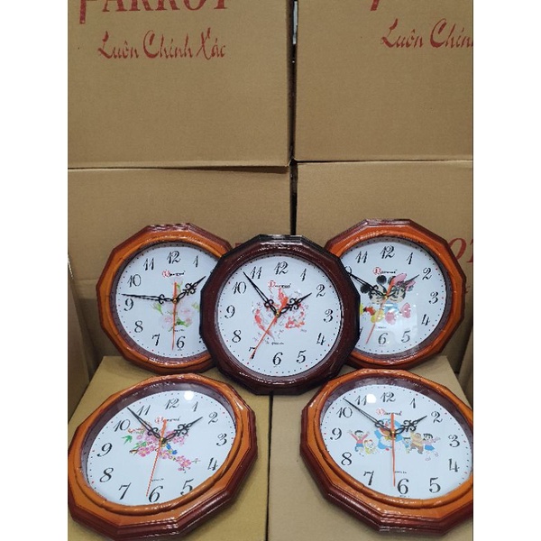 Small square round hexagonal wall clock | Shopee Malaysia