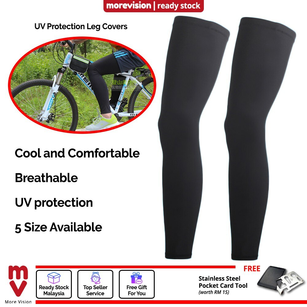 Breathable UV Protection Leg Covers Long Comfortable Knee Protector ...