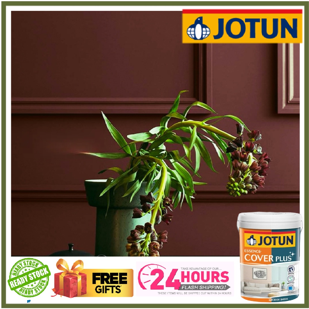 JOTUN 1L 2794 RUDDY ESSENCE COVER PLUS SHEEN & MATT/INTERIOR WALL PAINT ...