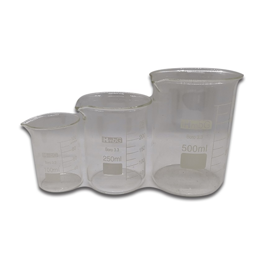 HmBG Glass Beaker, 500ml, 250ml, 100ml | Shopee Malaysia