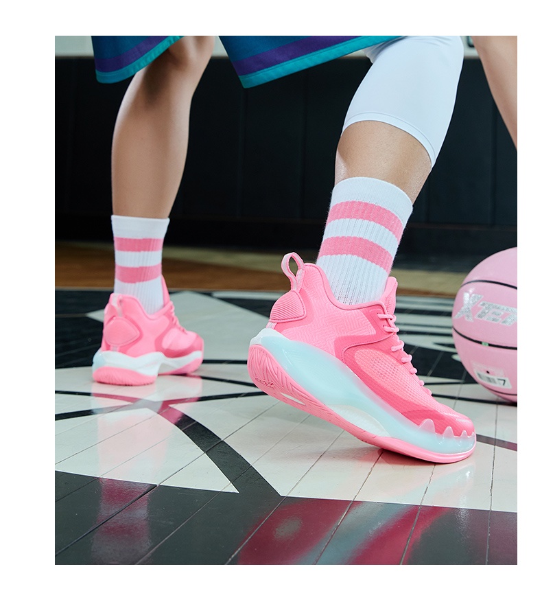 Xtep Light Attack Men Basketball Shoes Fashion Sneaker High-Top Combat ...