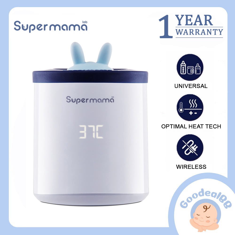 Supermama Milk Warmer Portable 2.0 For Baby Milk, Formula Milk And ...