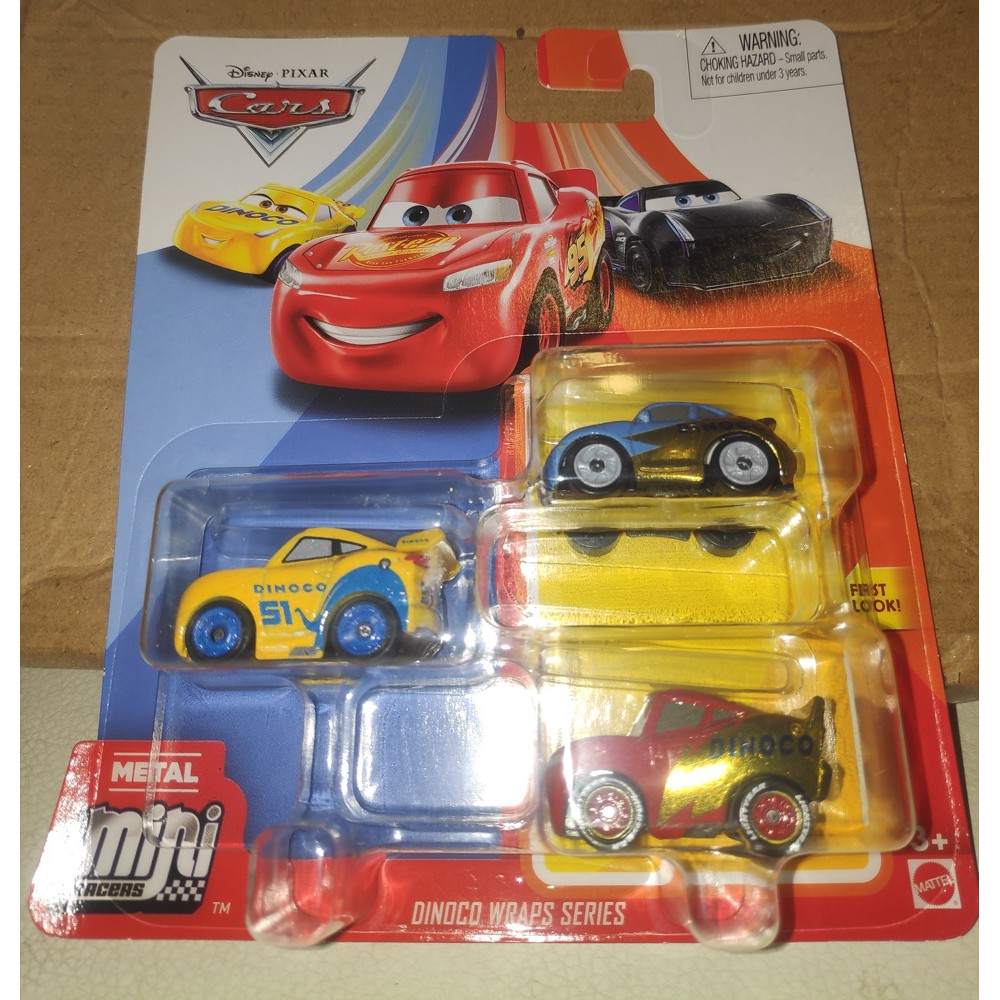 Disney / Pixar Cars Mini Racers 3-pack | Shopee Malaysia