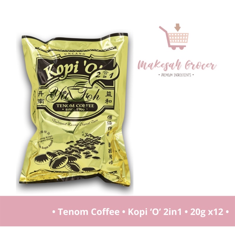 Yit Foh Tenom Cofee/Kopi Tenom• Kopi ‘O’ 2in1 • 20g x20 sachet | Shopee ...