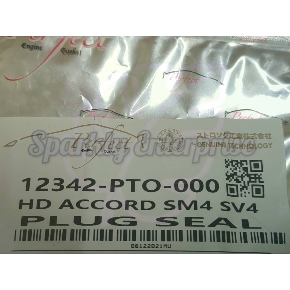 HONDA ACCORD SM4 SV4 PLUG SEAL 12342-PTO-000 | Shopee Malaysia