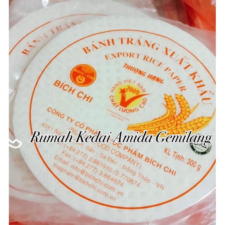 300g Bich Chi Vietnamese Rice Paper | Vietnamese Spring Rolls | Kulit ...