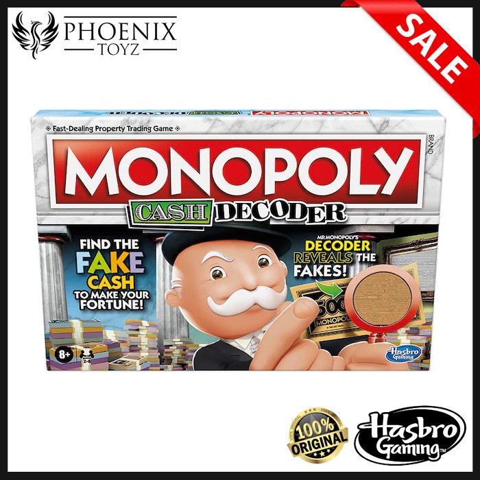 100% ORIGINAL Hasbro Monopoly Cash Decoder | Shopee Malaysia