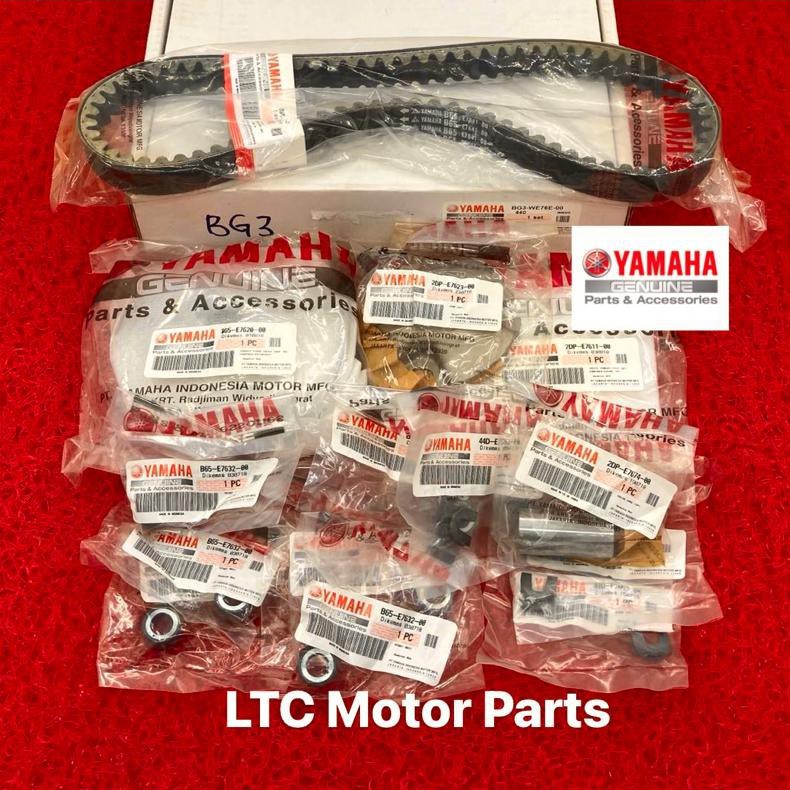 Yamaha NVX NVX155 Front Pulley Kit Timing Belt Kit V Belt Set 100% ...