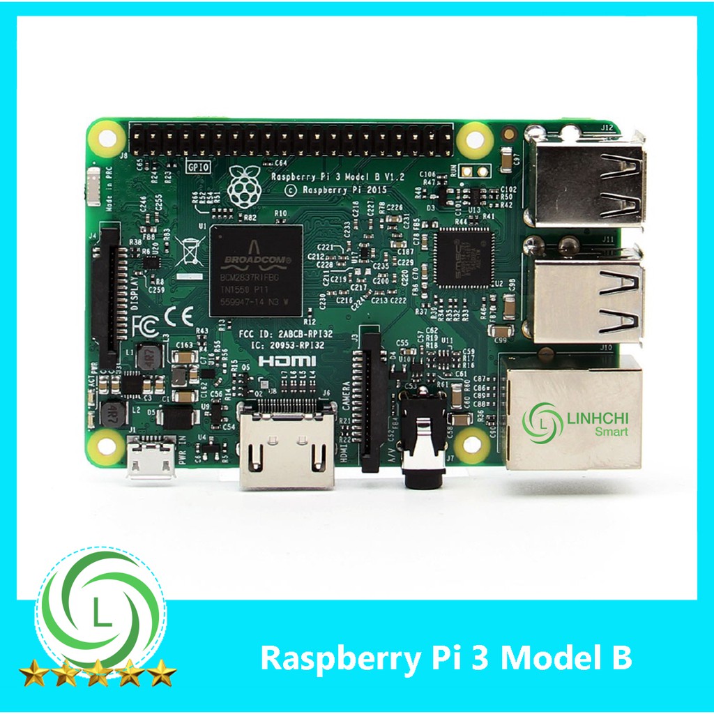 Genuine Raspberry Pi 3 Model B Wifi bluetooth Motherboard | Shopee Malaysia