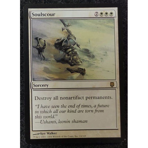 Magic The Gathering : Soulscour Rare Darksteel card. | Shopee Malaysia