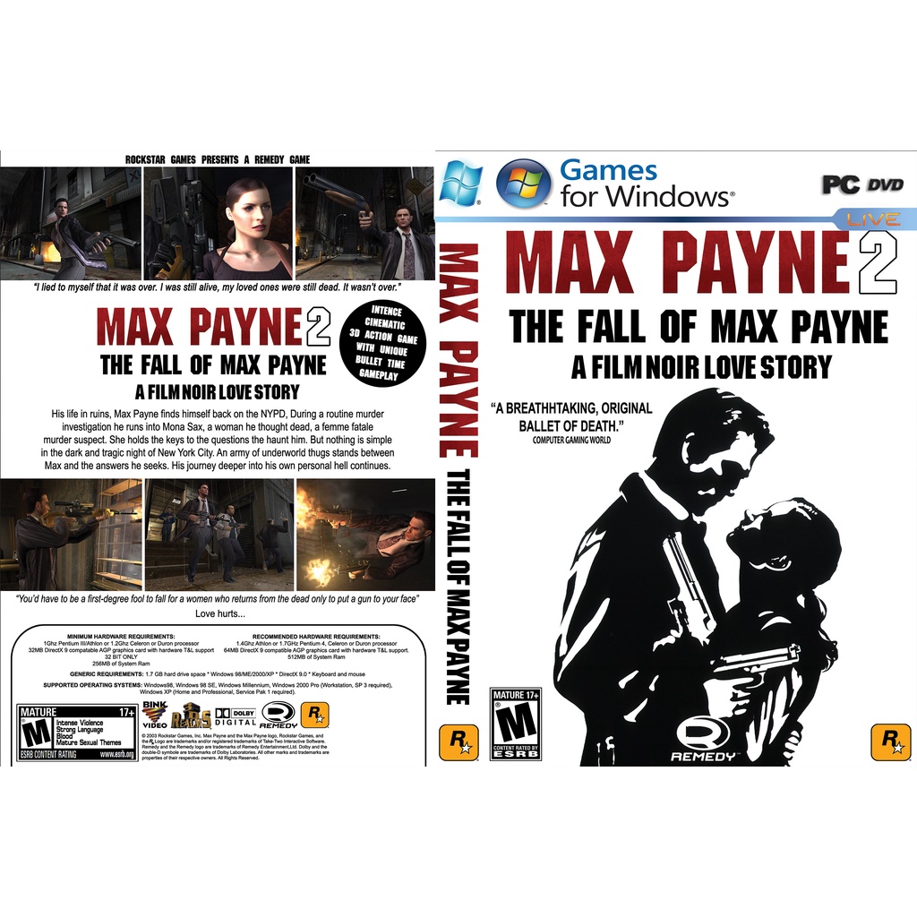 Max Payne 2: The Fall of Max Payne PC GAME [Offline] | Shopee Malaysia
