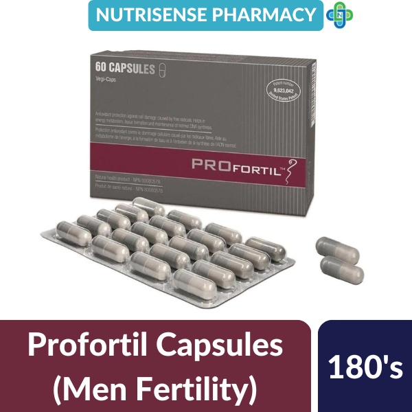 PROFORTIL 180 Capsules [Improves sperm quality and quantity] | Shopee ...